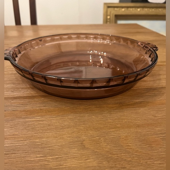 Pyrex | Kitchen | Vintage Pyrex Purple Amethyst Glass Pie Pan 229 ...